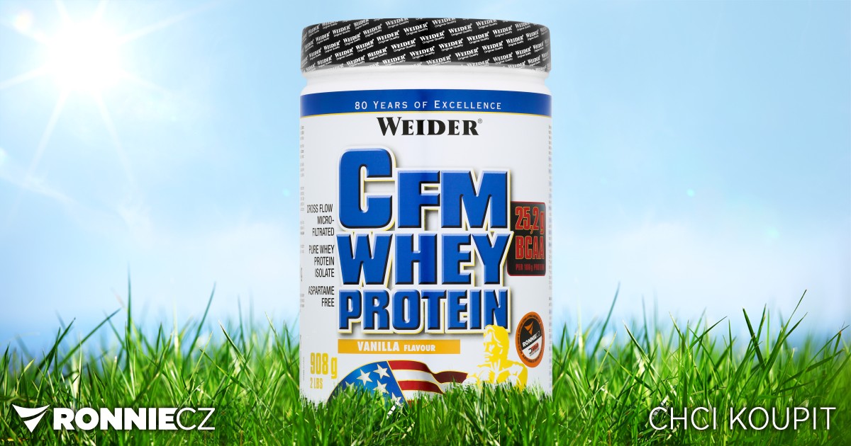 CFM Whey Protein, Weider | Ronnie.cz