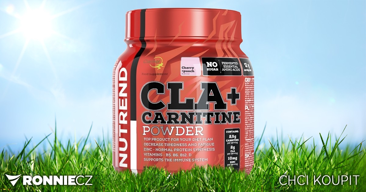 CLA + Carnitine Powder, Nutrend | Ronnie.cz