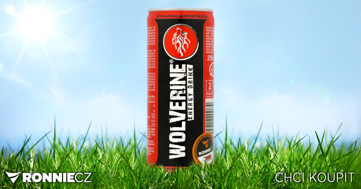 Wolverine Energy Drink, First Class Brands of Sweden AB | Ronnie.cz