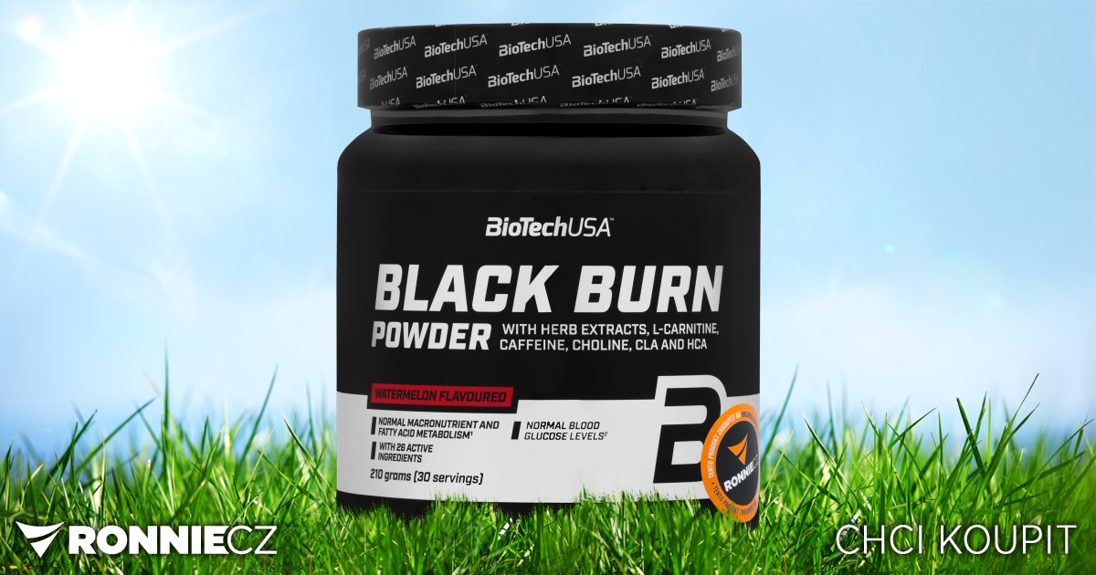 Black Burn Powder, BioTech USA | Ronnie.cz