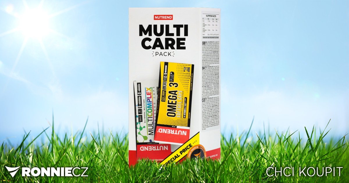 Multi Care: Omega 3 Plus + Multicomplex Compressed Caps, Nutrend ...