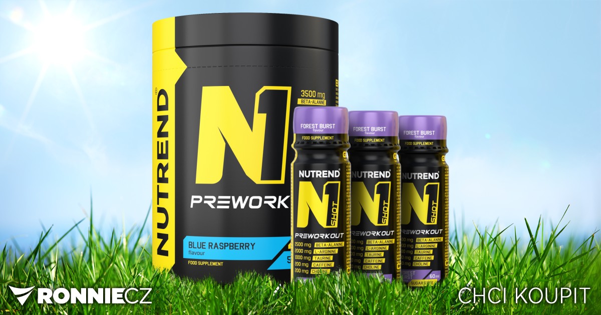 N1 Pre-Workout + 3x N1 Shot ZDARMA!, Nutrend | Ronnie.cz