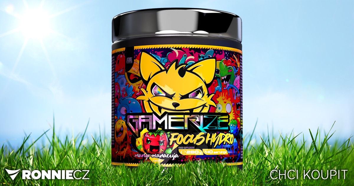 Gamerize Focus Hydro (bez kofeinu), Fitness Authority | Ronnie.cz