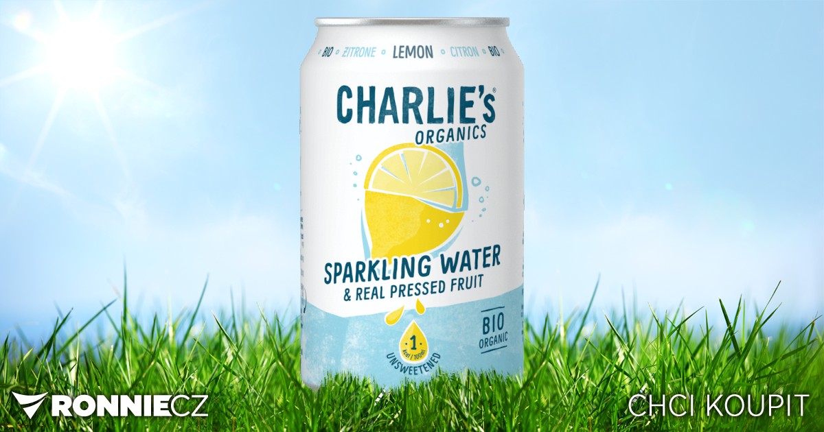 Charlie´s Organics Sparkling Water | Ronnie.cz